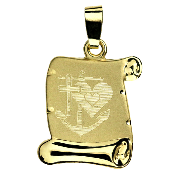 Zlatarna Kletuš - Privjesak vjera, ljubav, ufanje